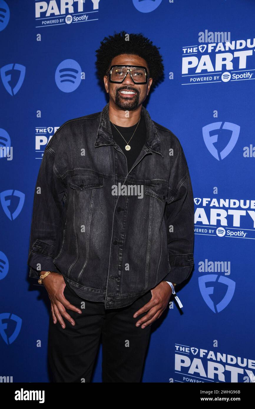 Las Vegas, USA. 10th Feb, 2024. Jalen Rose walking on the red carpet at ...