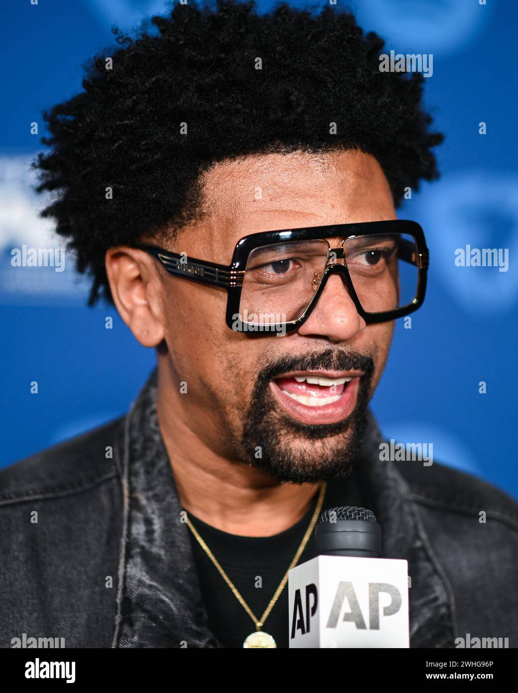Las Vegas, USA. 10th Feb, 2024. Jalen Rose walking on the red carpet at ...