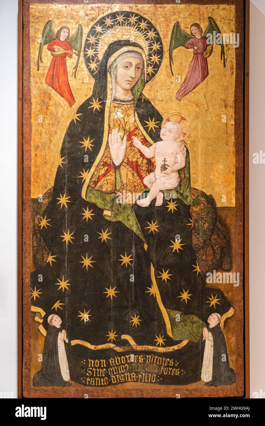 Our Lady of the Good Death, Rafael Mòger, year 1480, tempera on panel ...