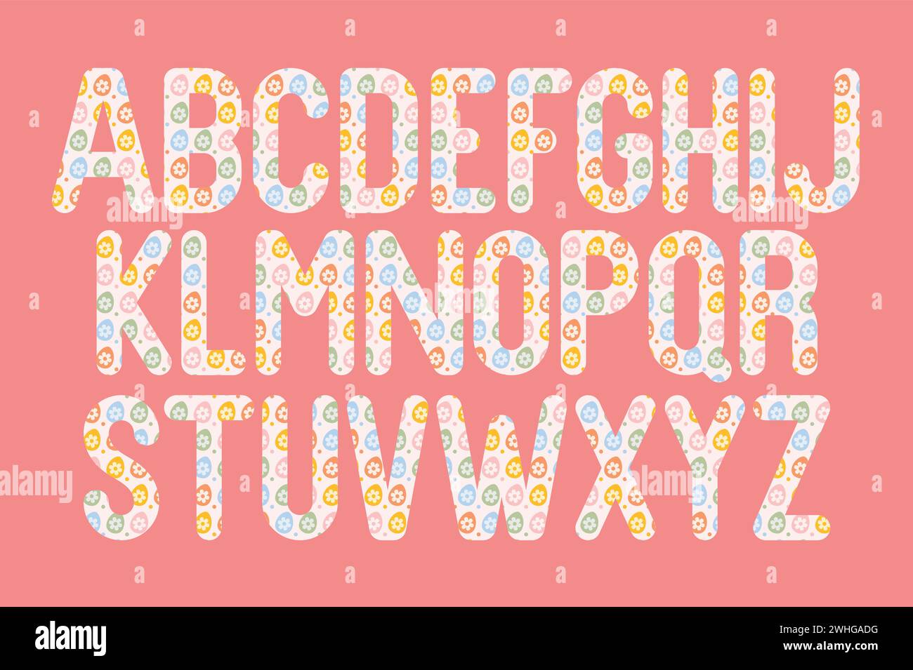 Versatile Collection of Egg Paradise Alphabet Letters for Various Uses ...