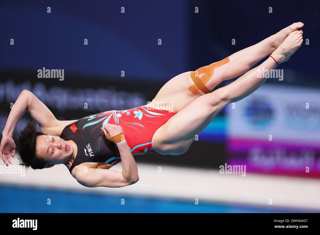 Doha, Qatar. 9th Feb, 2024. Yiwen Chen (CHN) Diving : World Aquatics ...