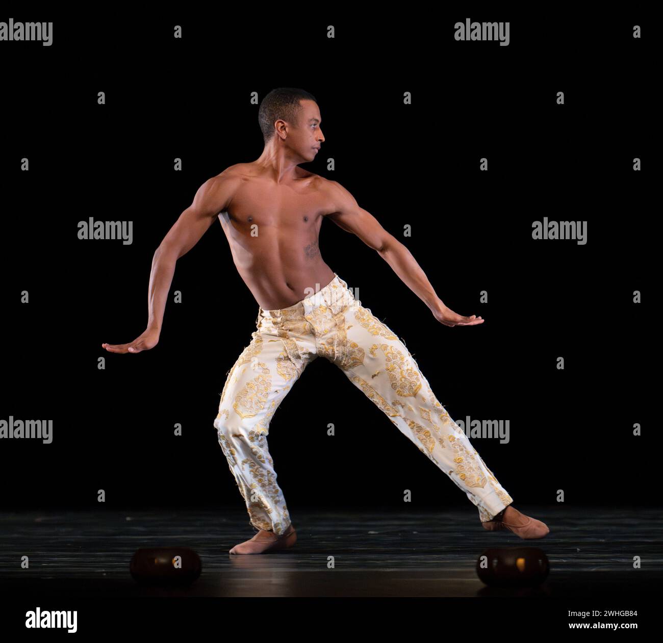 Sadlers Wells, London, UK. 9th Feb, 2024. Dress rehearsal of São Paulo ...