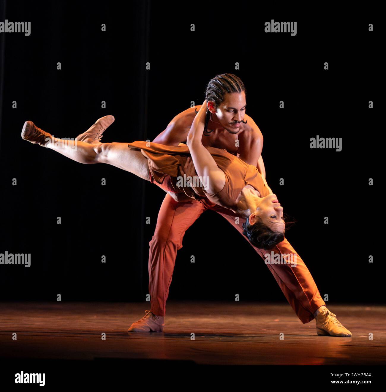 Sadlers Wells, London, UK. 9th Feb, 2024. Dress rehearsal of Agora by ...