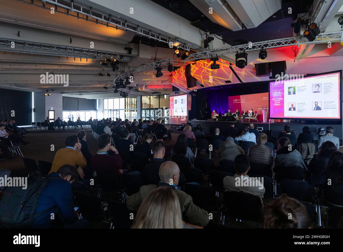 Cannes, France. 08th Feb, 2024. World Artificial International Cannes Festival (WAICF 2024) The ...