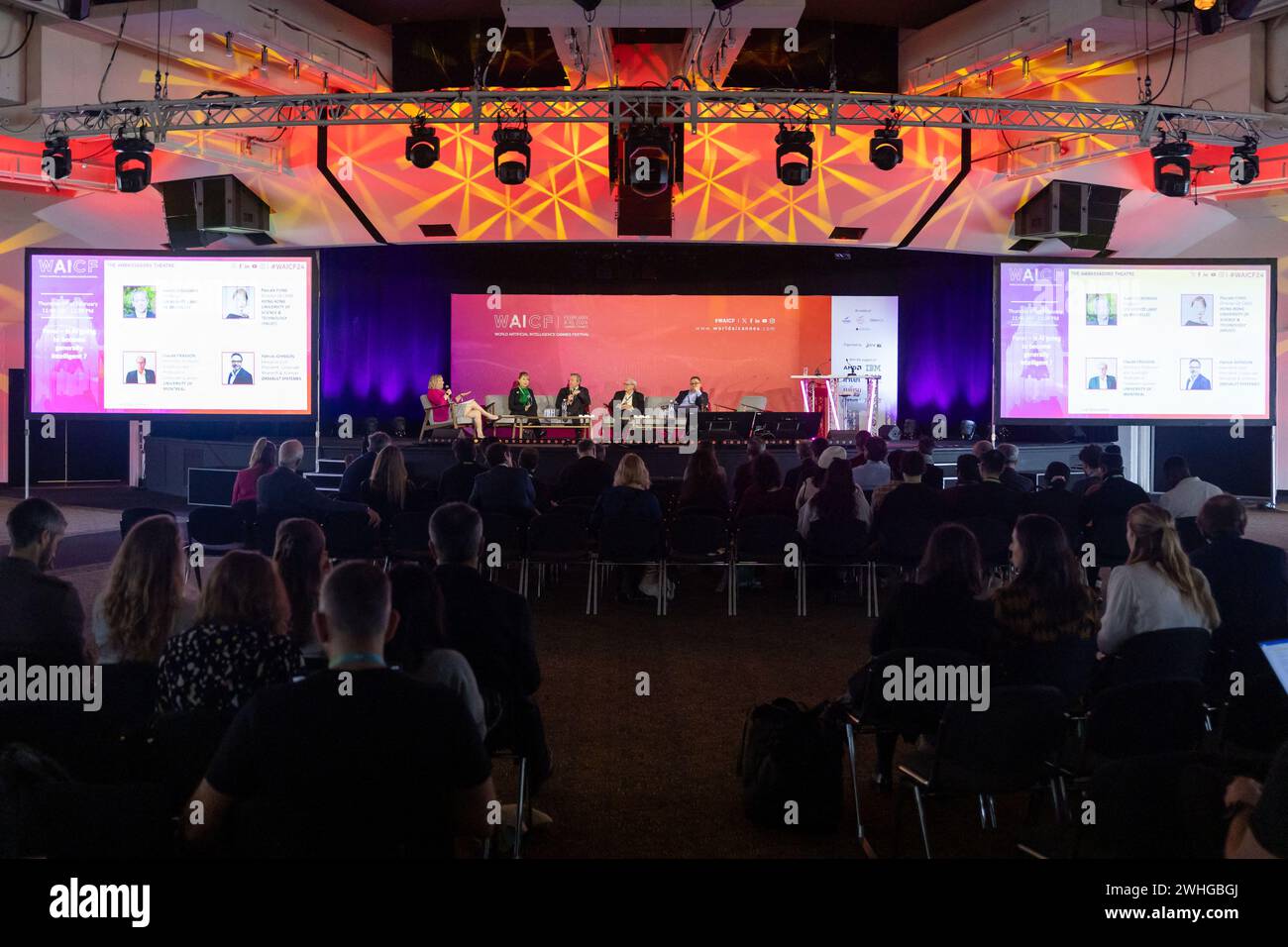 Cannes, France. 08th Feb, 2024. World Artificial International Cannes Festival (WAICF 2024) The ...