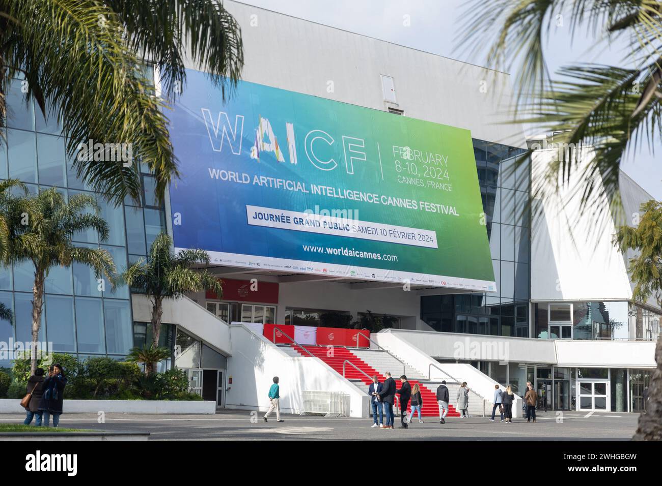 Cannes, France. 08th Feb, 2024. World Artificial International Cannes Festival (WAICF 2024) The ...