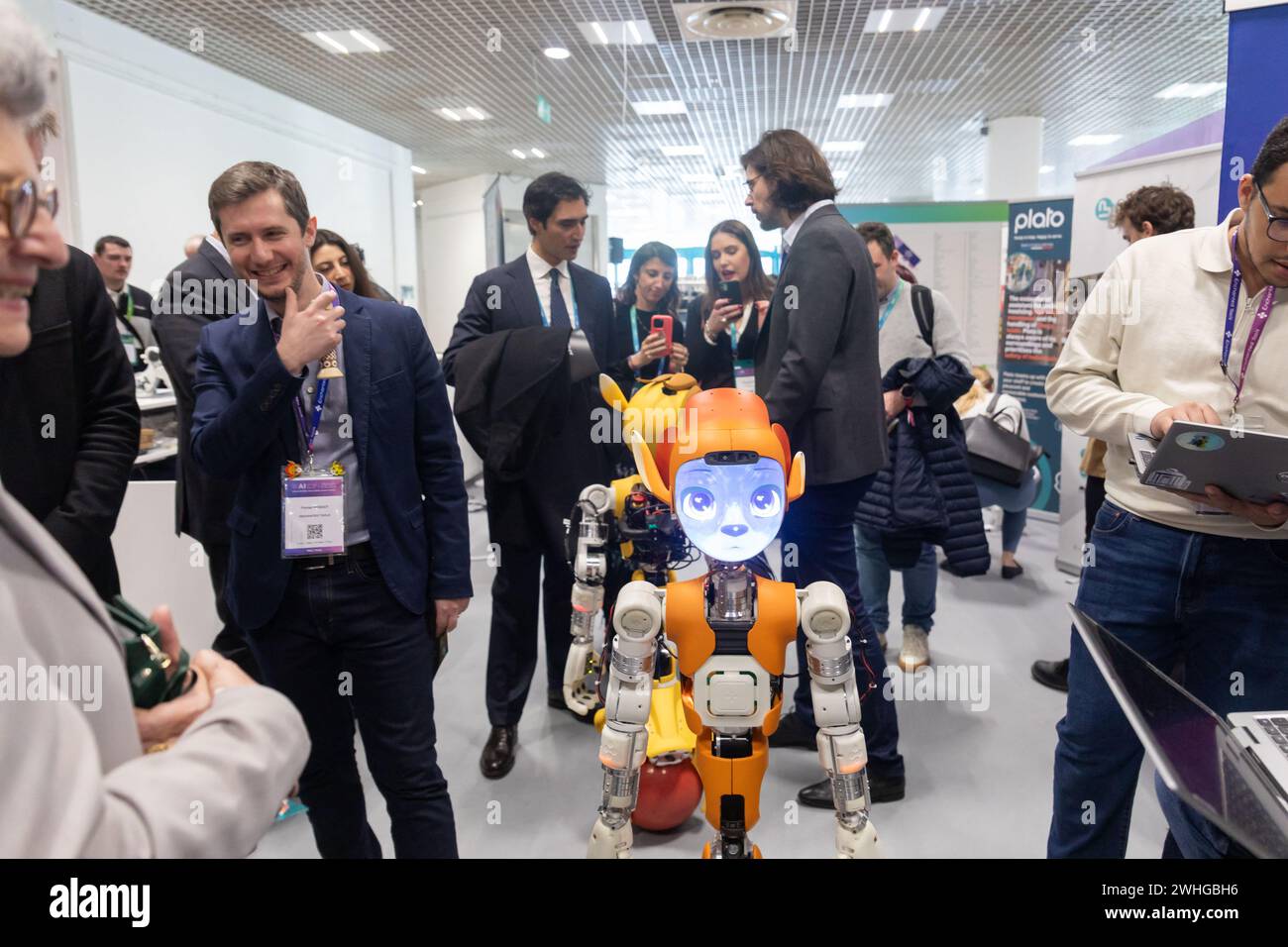 Cannes, France. 08th Feb, 2024. World Artificial International Cannes Festival (WAICF 2024 ...