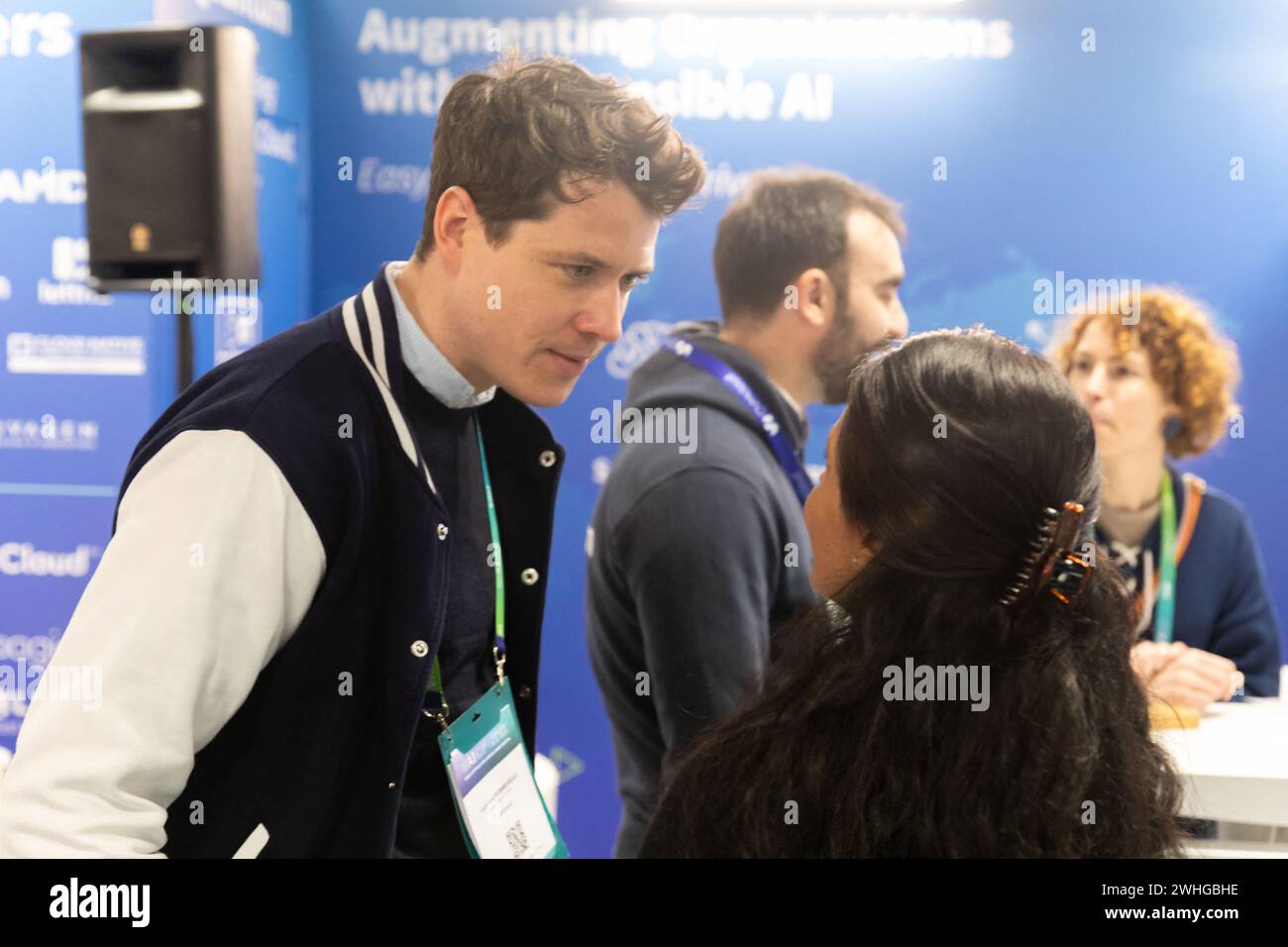 Cannes, France. 08th Feb, 2024. World Artificial International Cannes Festival (WAICF 2024) OVH ...