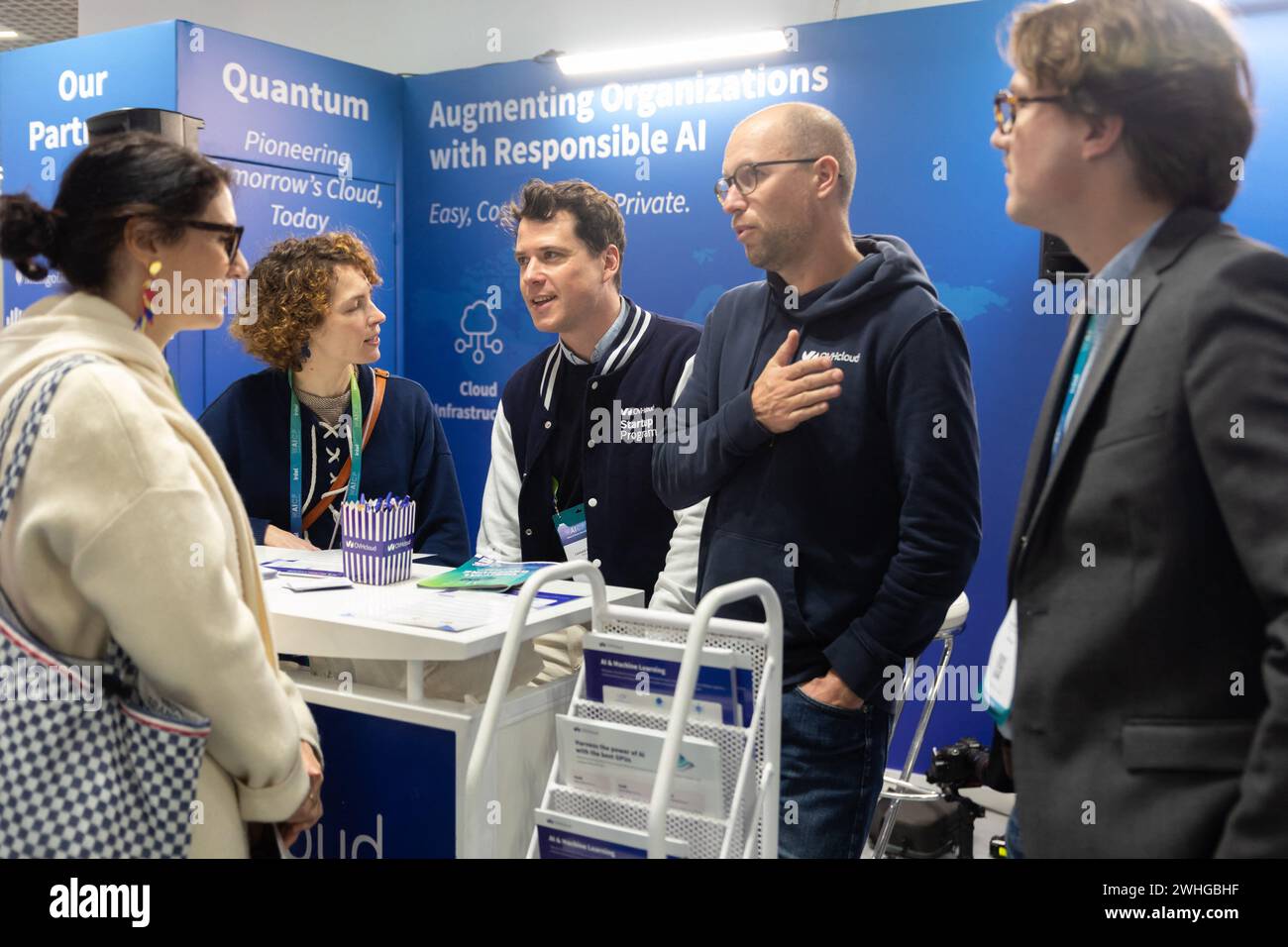 Cannes, France. 08th Feb, 2024. World Artificial International Cannes Festival (WAICF 2024) OVH ...