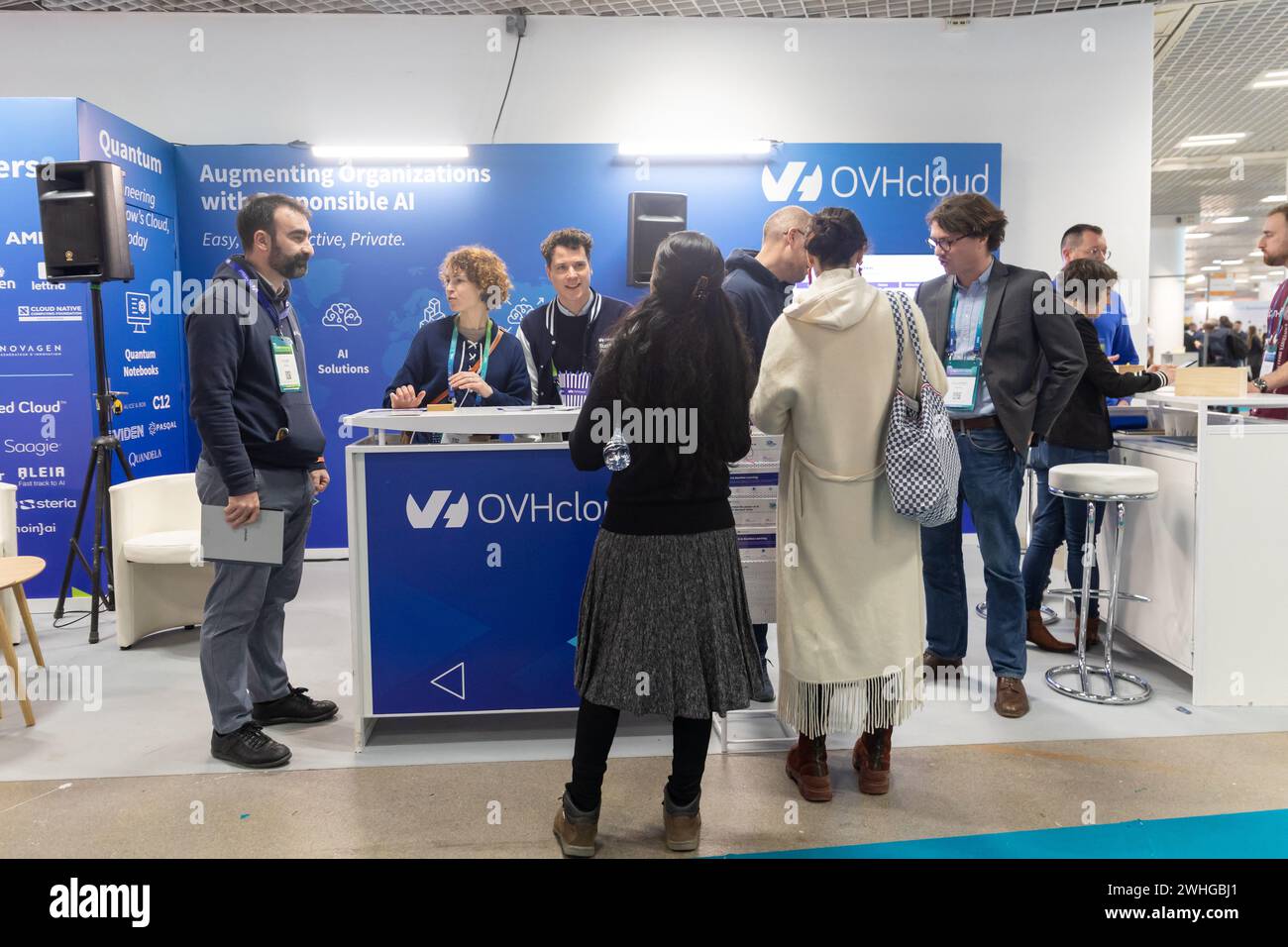 Cannes, France. 08th Feb, 2024. World Artificial International Cannes Festival (WAICF 2024) OVH ...