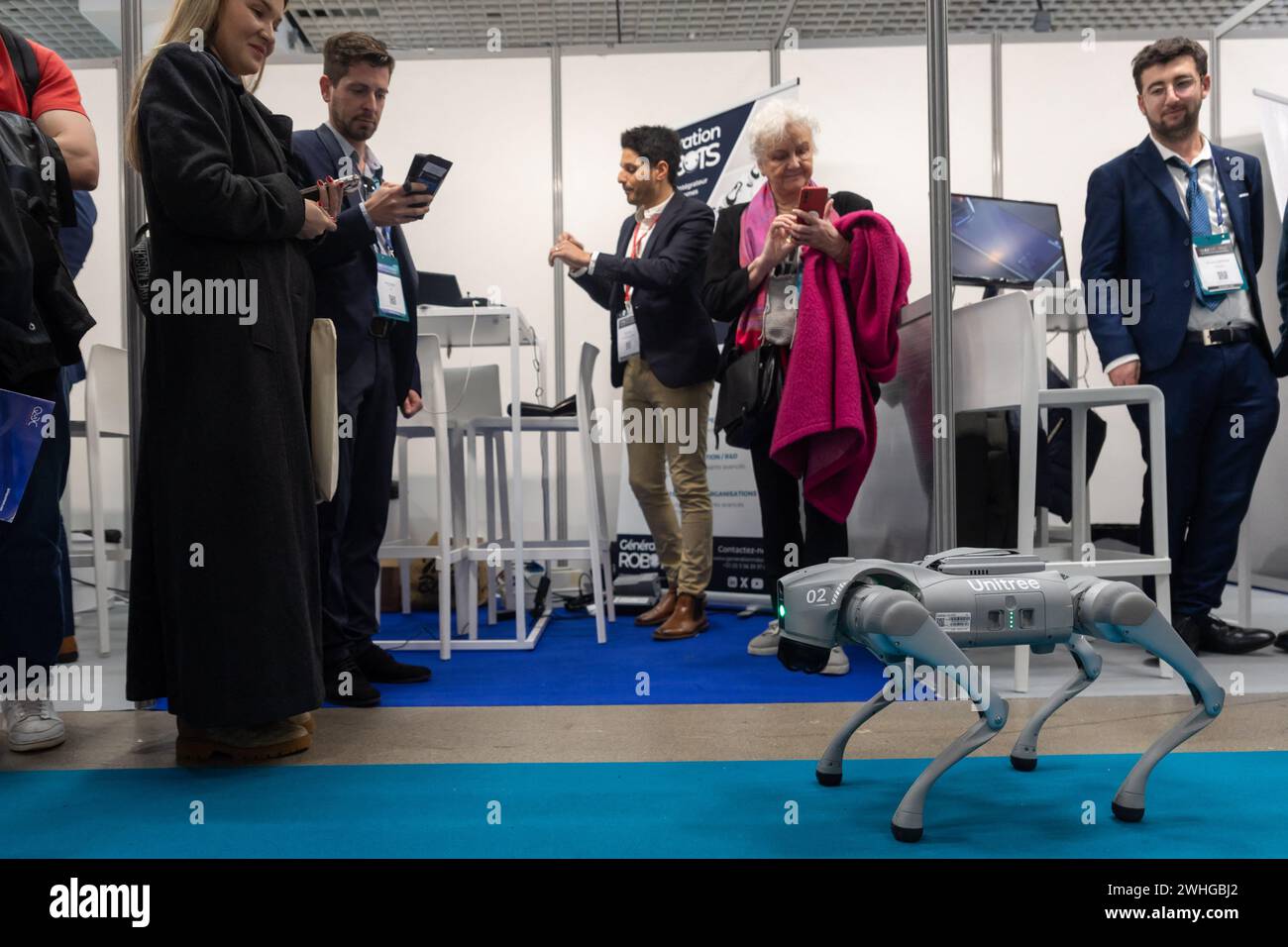 Cannes, France. 08th Feb, 2024. World Artificial International Cannes Festival (WAICF 2024 ...