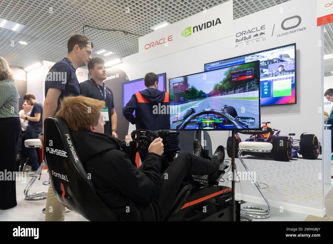 Cannes, France. 08th Feb, 2024. World Artificial International Cannes Festival (WAICF 2024 ...