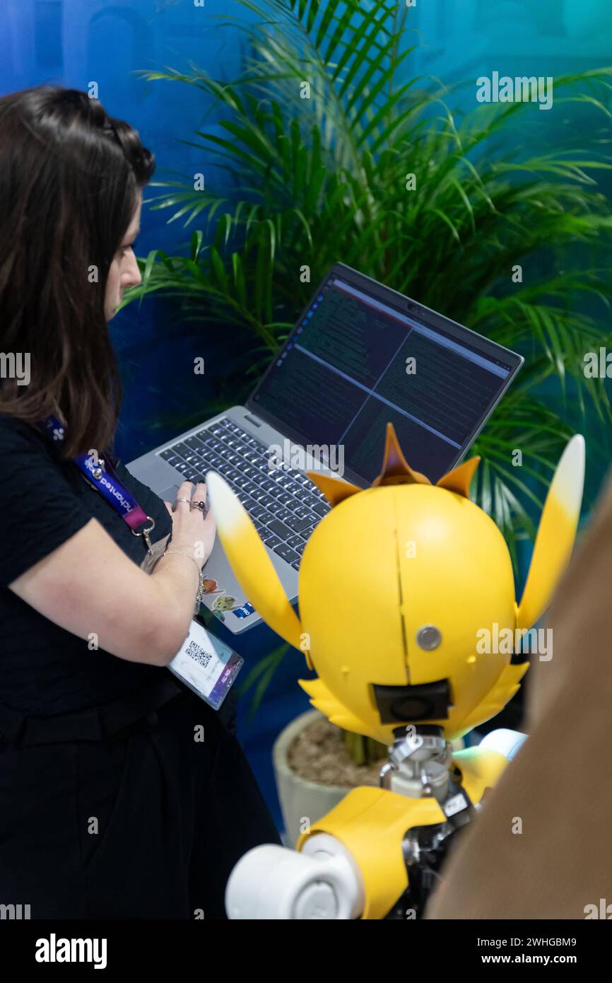 Cannes, France. 08th Feb, 2024. World Artificial International Cannes Festival (WAICF 2024 ...