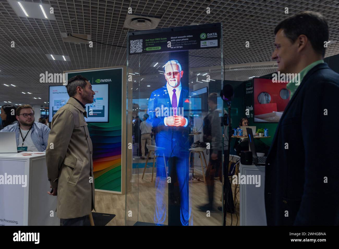 Cannes, France. 09th Feb, 2024. World Artificial International Cannes Festival (WAICF 2024 ...