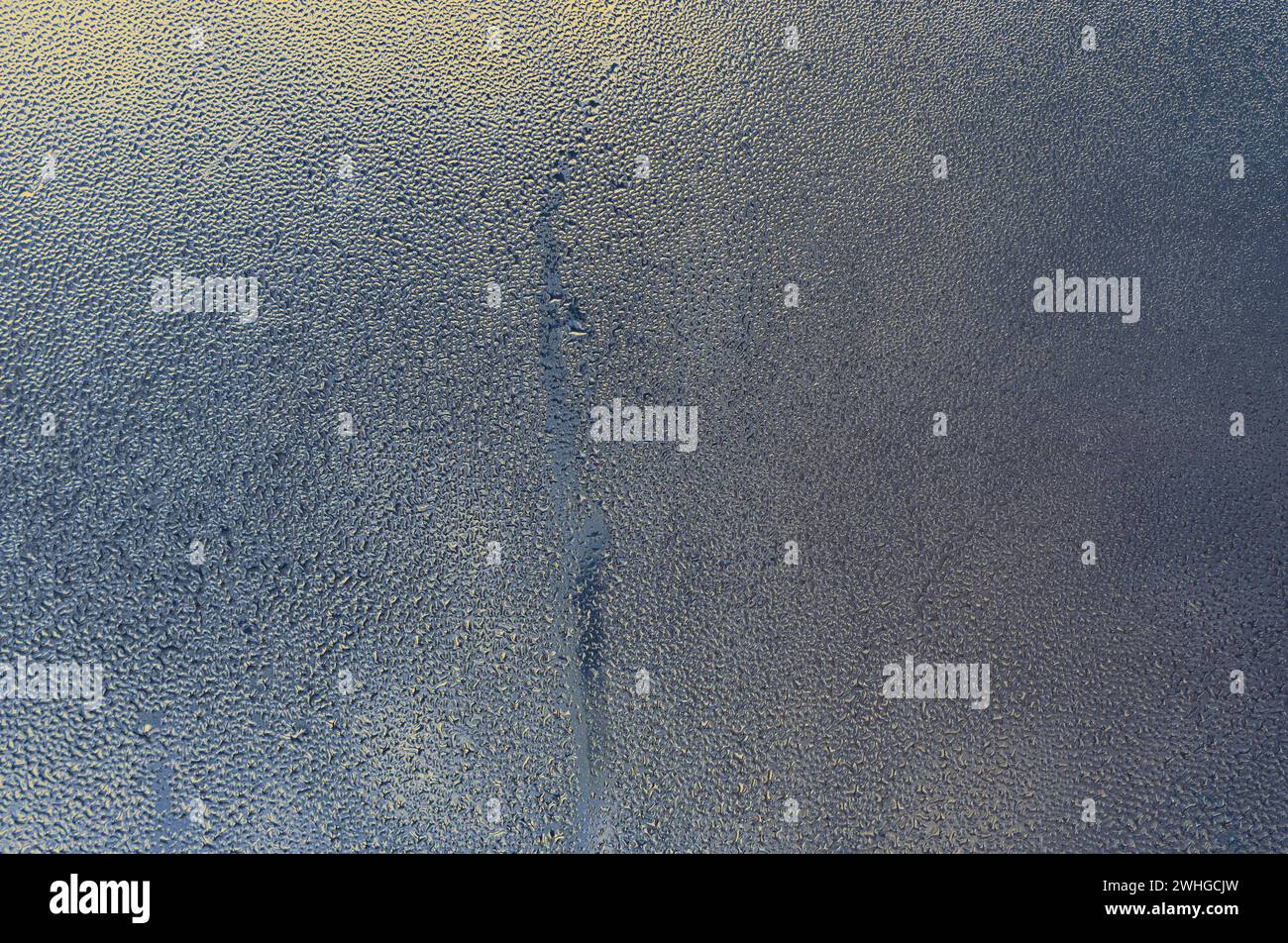 wet glass background. condensation of moisture of water droplets Stock ...