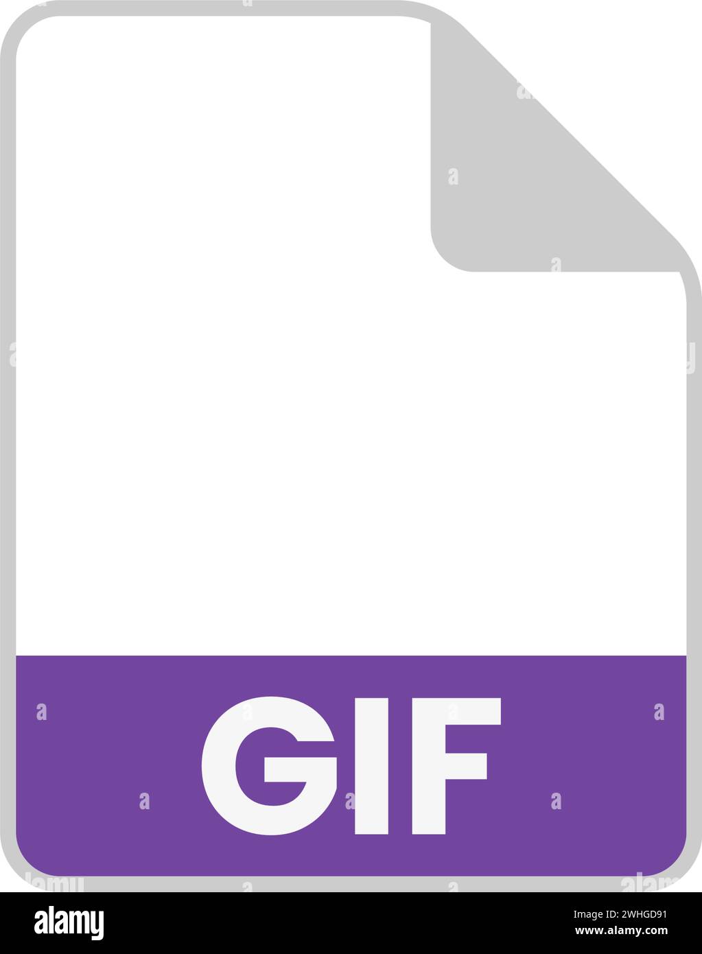 simple icons of various file types Stock Vector Image & Art - Alamy