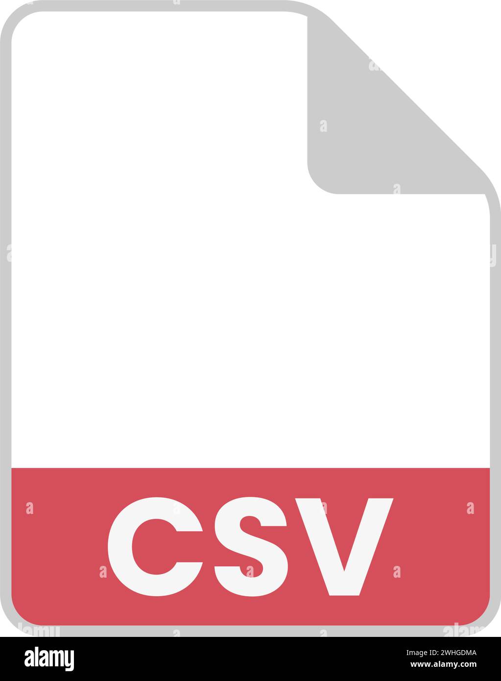 simple icons of various file types Stock Vector Image & Art - Alamy