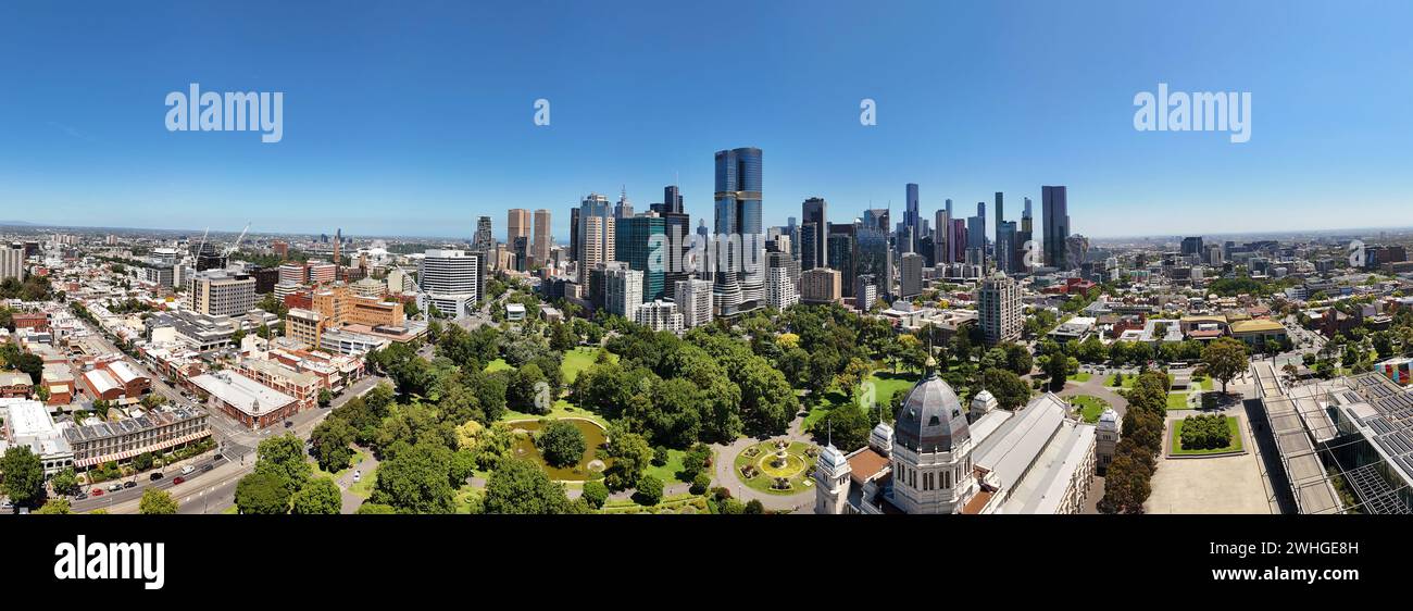 Aerial view melbourne australia hi-res stock photography and images - Alamy