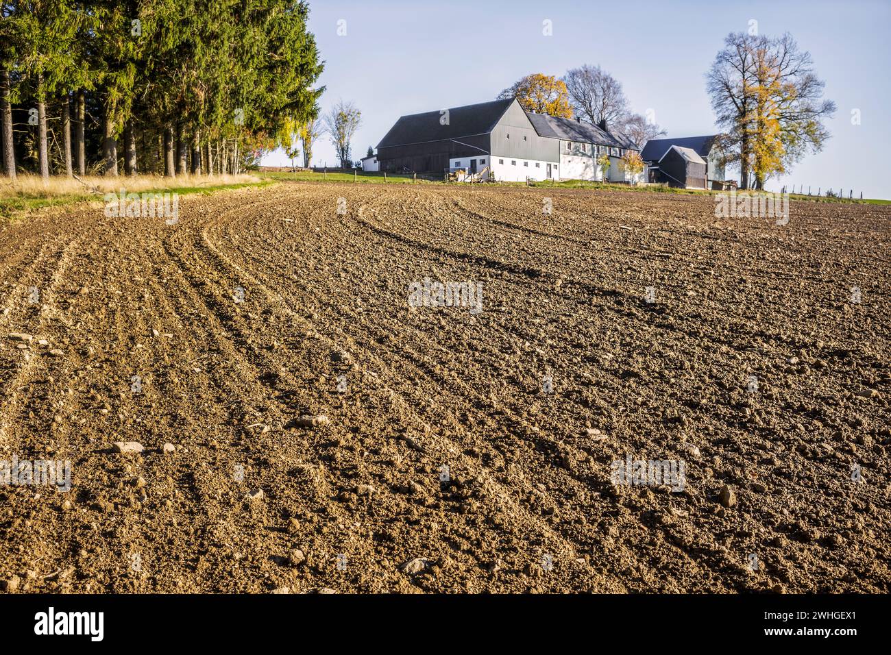Fields farm houses hi-res stock photography and images - Alamy