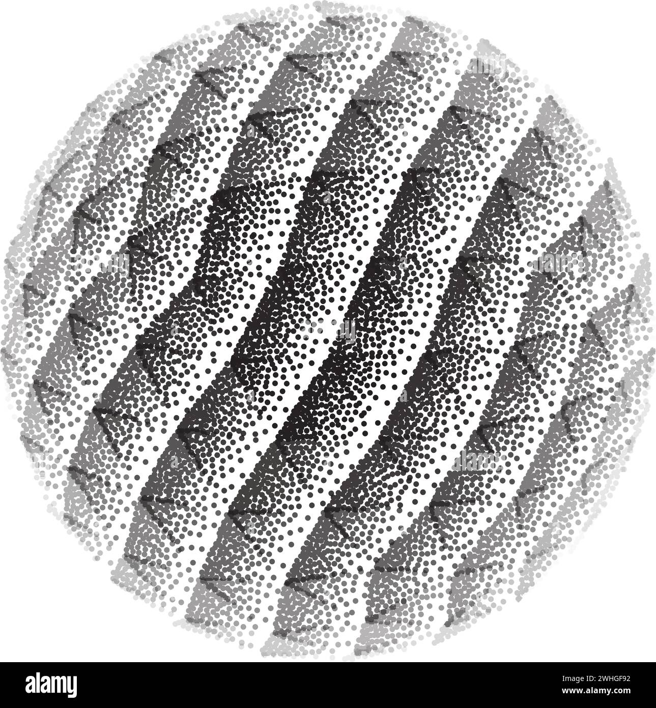 Sphere pointillism design hi-res stock photography and images - Alamy