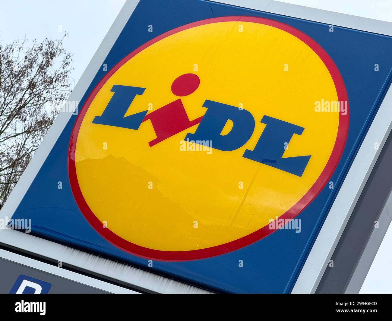 Eine Filiale von Lidl in Mudersbach, Logo Lidl Filiale am 10.02.2024 in ...
