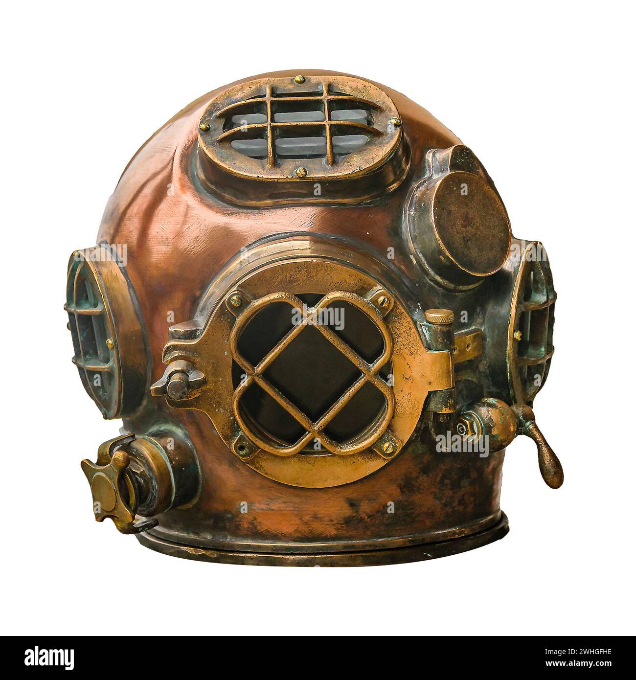 Diving helmet vintage Cut Out Stock Images & Pictures - Alamy