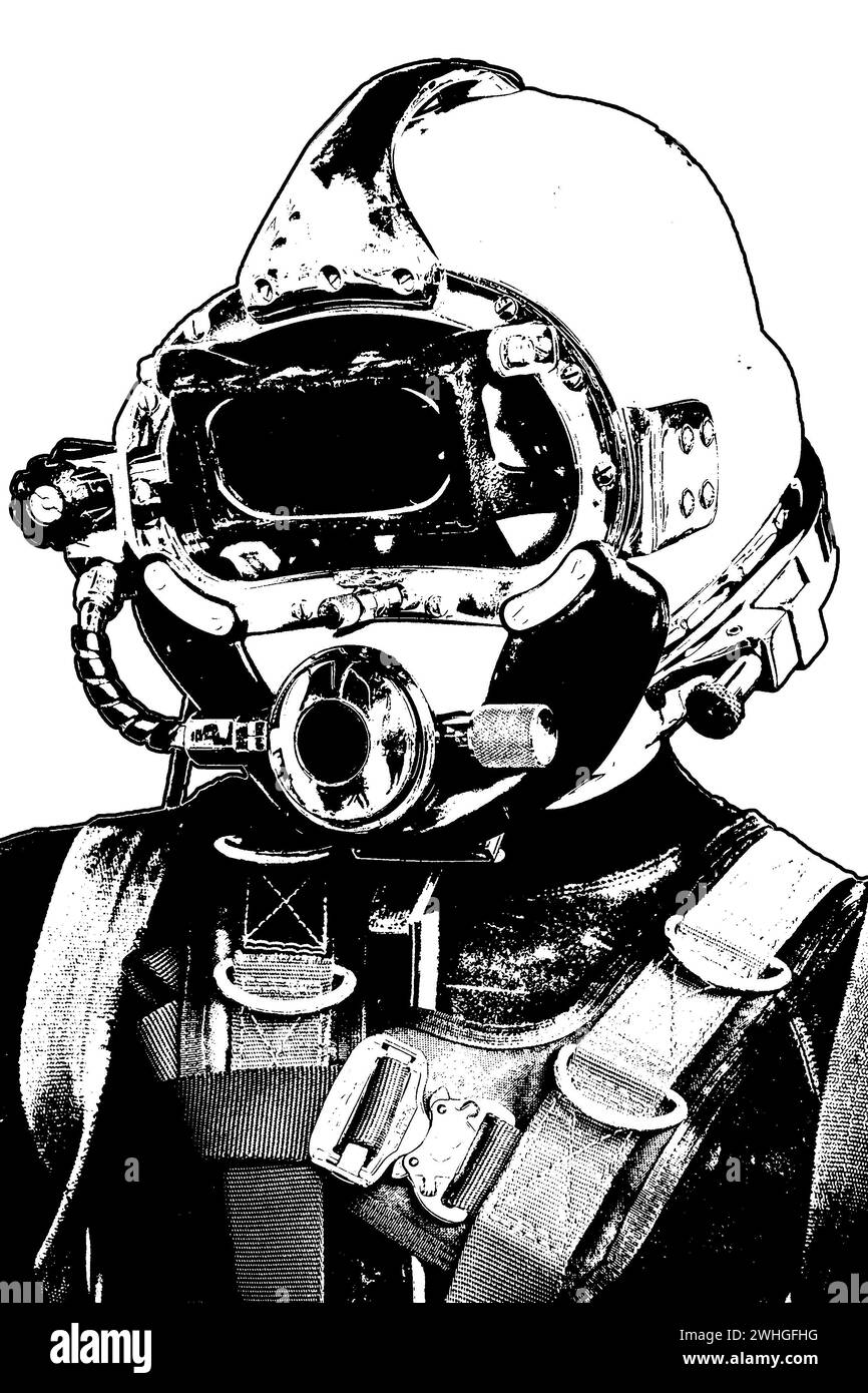 Diving suit helmet Stock Photo - Alamy