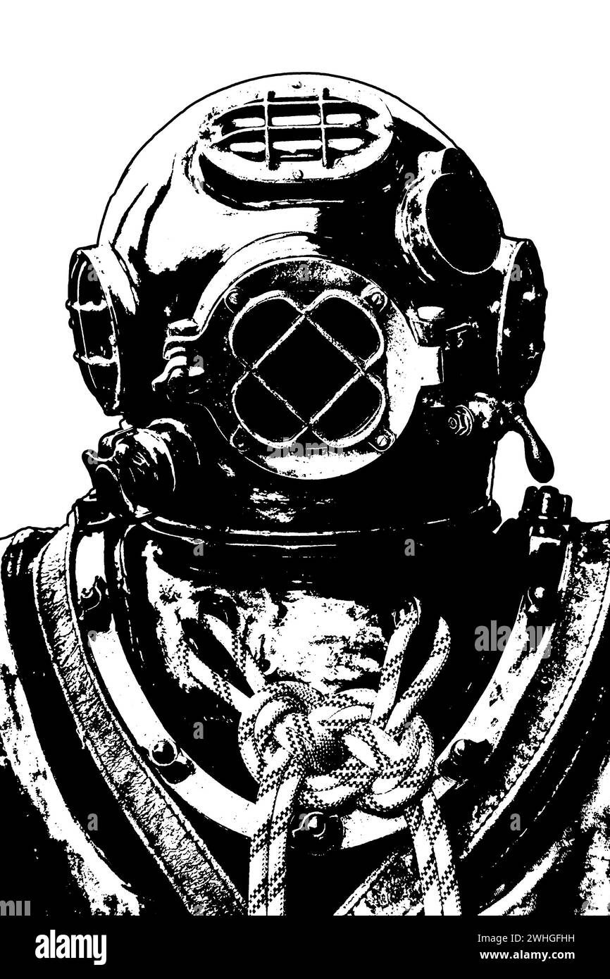 Suit helmet Black and White Stock Photos & Images - Alamy