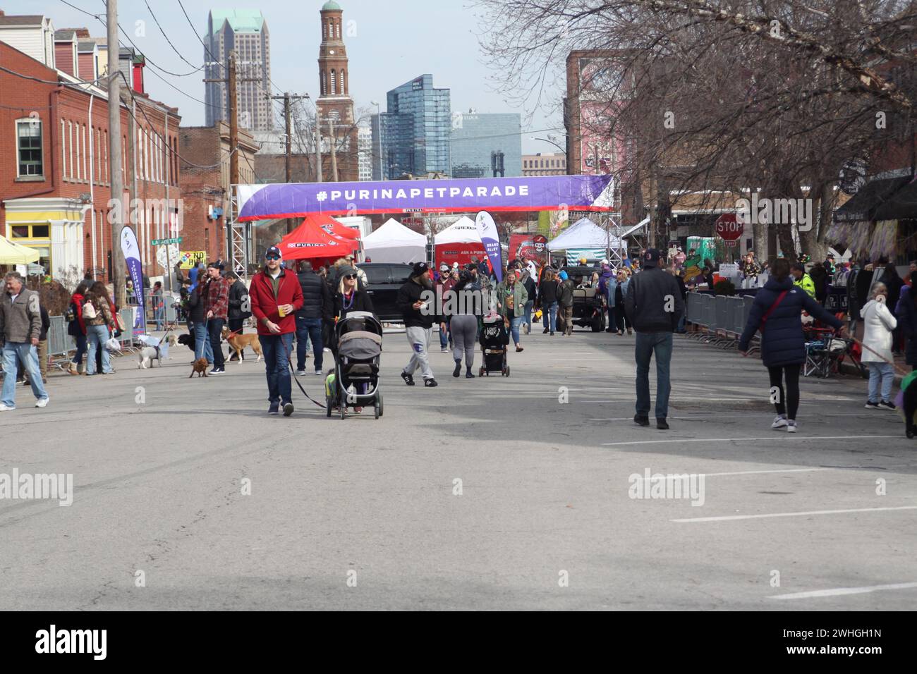 Purina Pet Parade 2024. On the streets of Soulard-St. Louis, Missouri, USA people celebrated ...