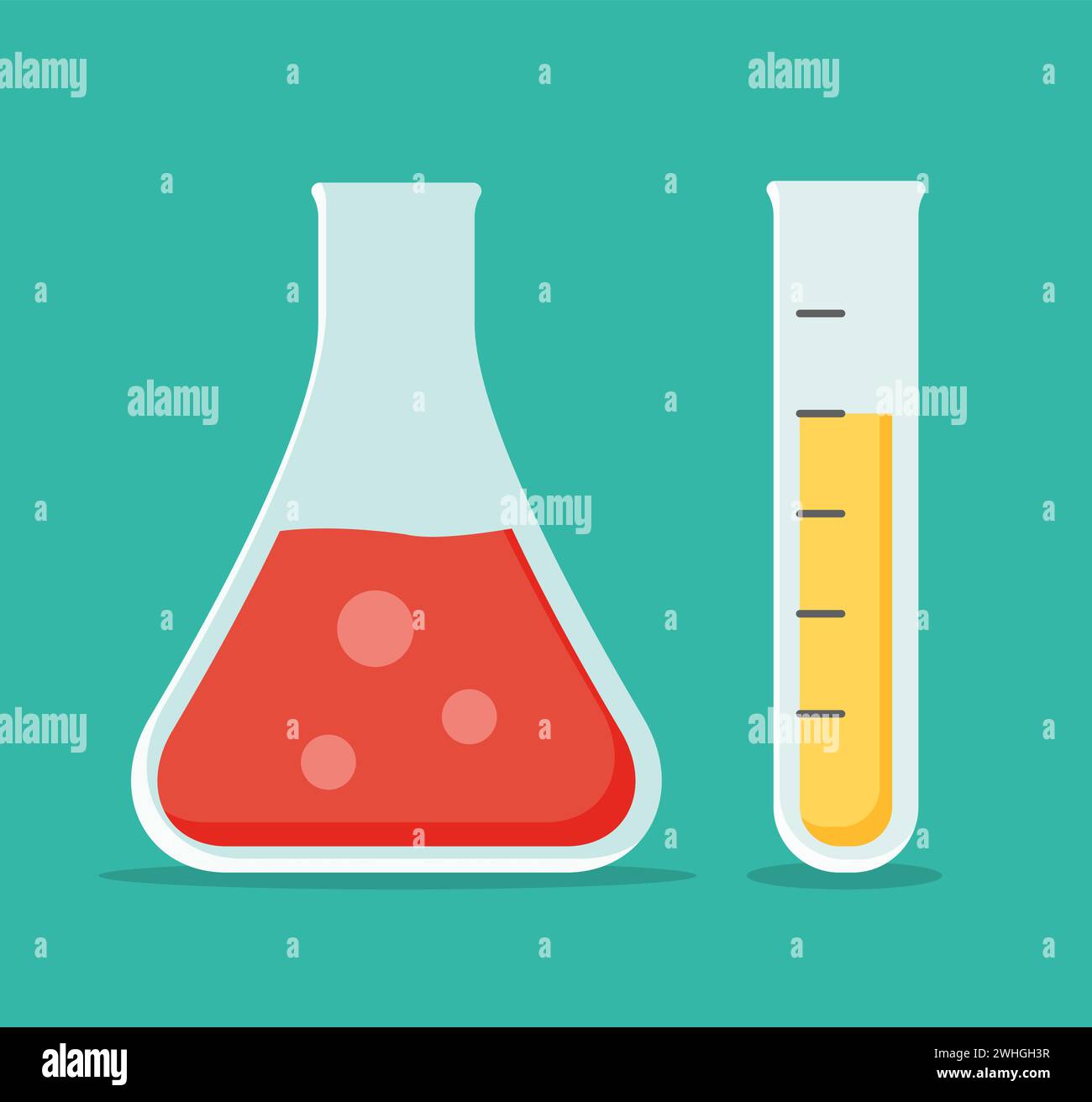 Laboratory beaker drawing hi-res stock photography and images - Alamy