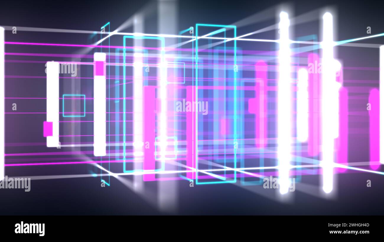 Neon loop background hi-res stock photography and images - Alamy