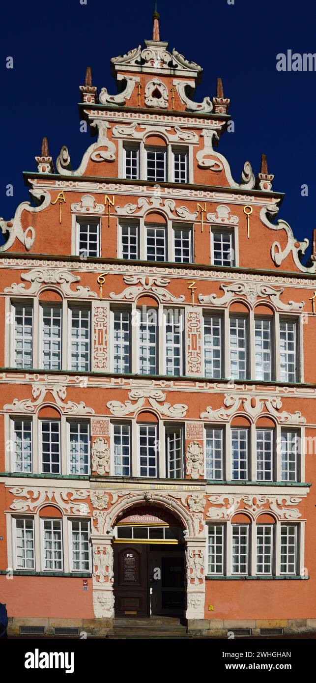 Historical Building in the Old Hanse Town Stade, Lower Saxony Stock ...