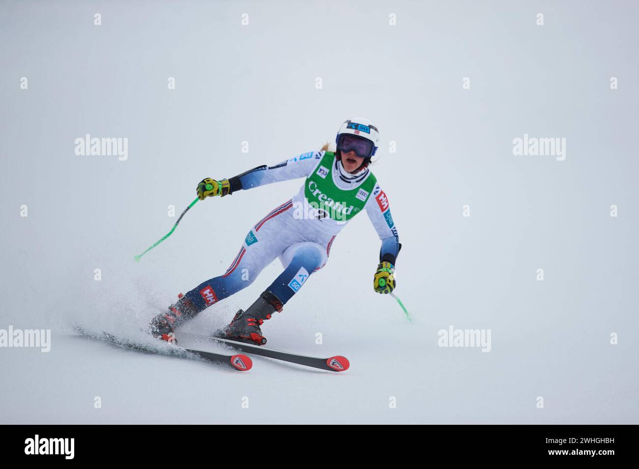 Thea Louise Stjernesund from Norway in action during the AUDI FIS Ski ...