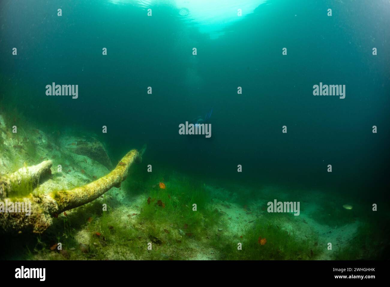 Mountain Lake - Underwater Stock Photo - Alamy