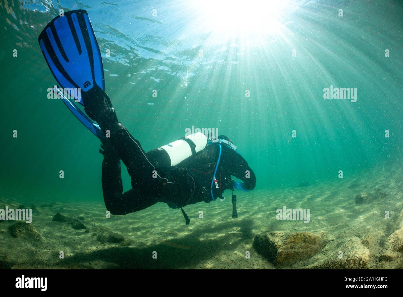 Dive into lake mountain hi-res stock photography and images - Alamy