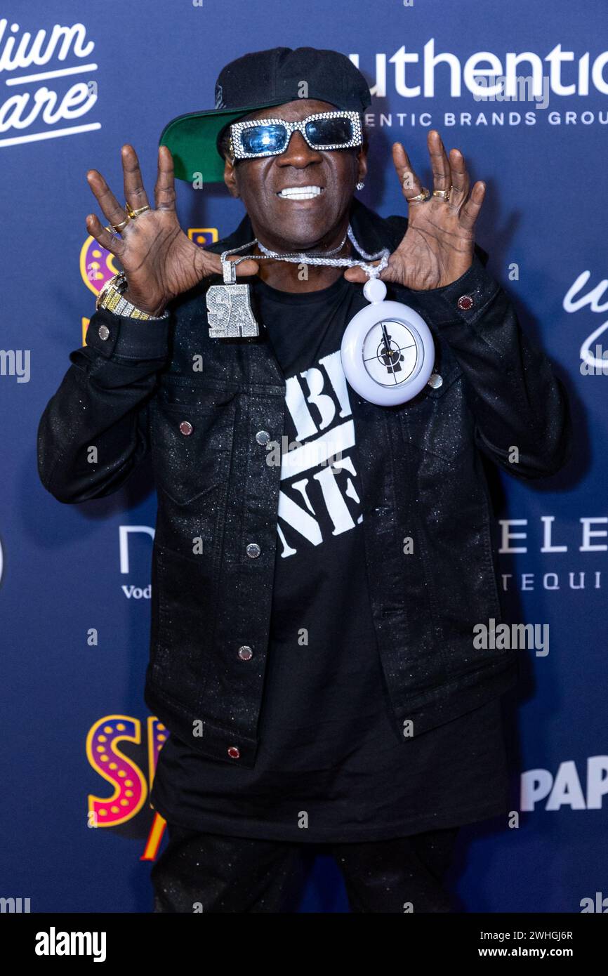 Las Vegas, USA. 10th Feb, 2024. Flavor Flav attends Shaq's Fun House at ...