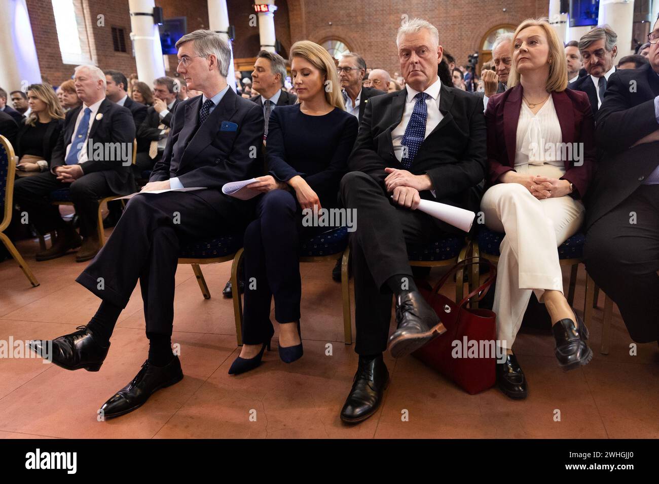 London, UK. 06th Feb, 2024. Sir Jacob Rees Mogg, Mhairi Fraser, Lee ...