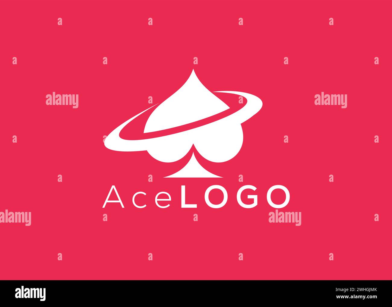 Ace logo design hi-res stock photography and images - Alamy