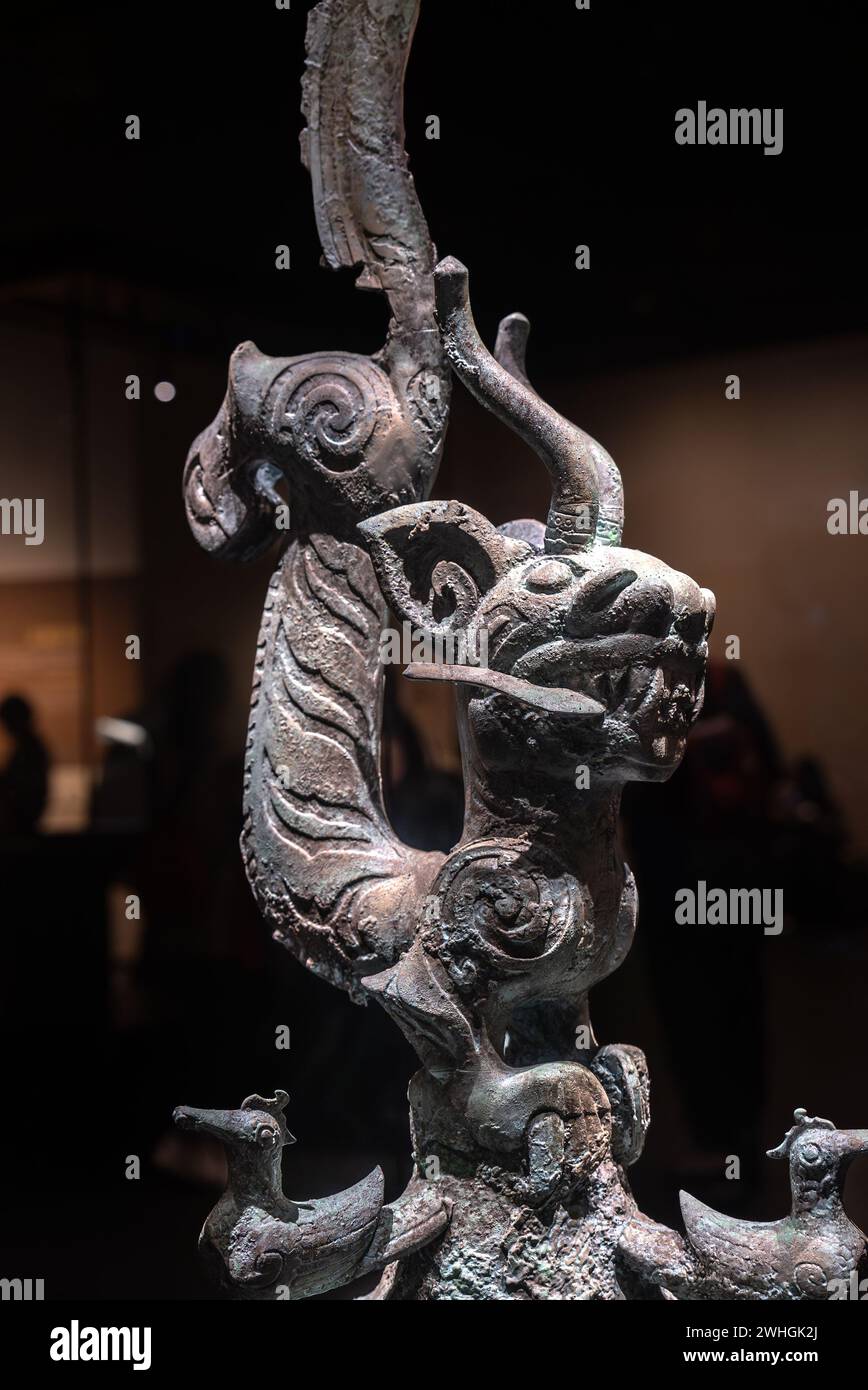 Guanghan. 7th Feb, 2024. This photo taken on Feb. 7, 2024 shows a ...