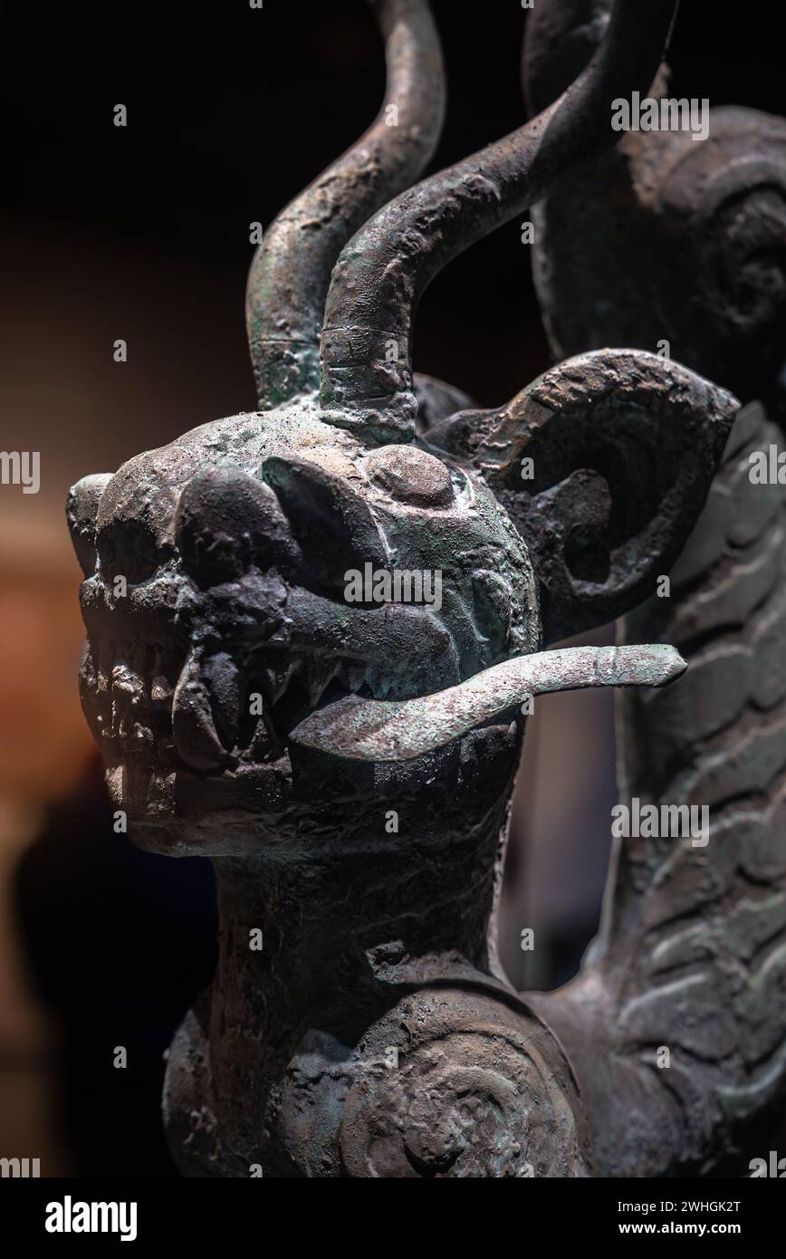 Guanghan. 7th Feb, 2024. This photo taken on Feb. 7, 2024 shows a ...
