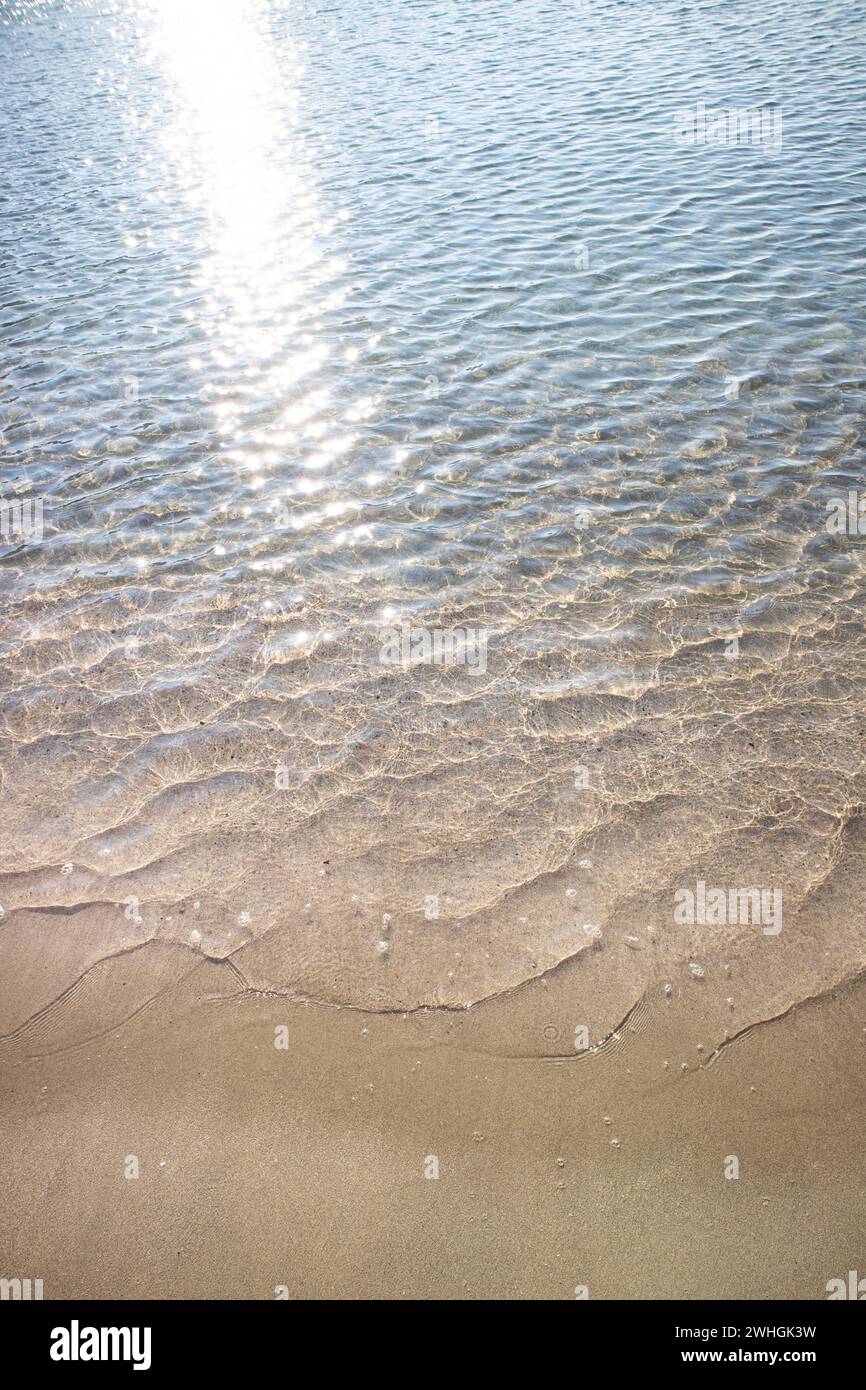 The shape and the transparency of the sea waves Stock Photo - Alamy