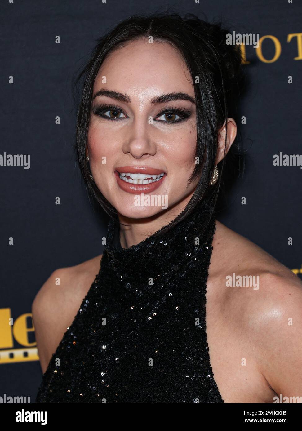 HOLLYWOOD, LOS ANGELES, CALIFORNIA, USA - FEBRUARY 09: Mia Scholink ...