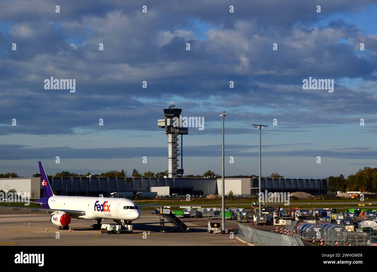 Panorama on the International Airport in Hanover, the Capital City of ...