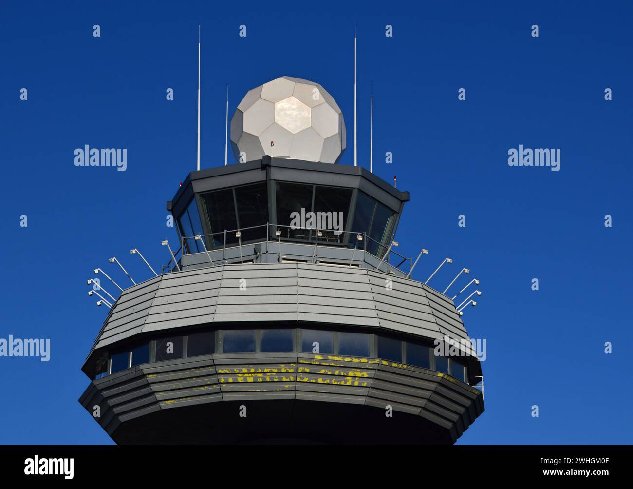 Control Tower at the International Airport in Hanover, the Capital City ...