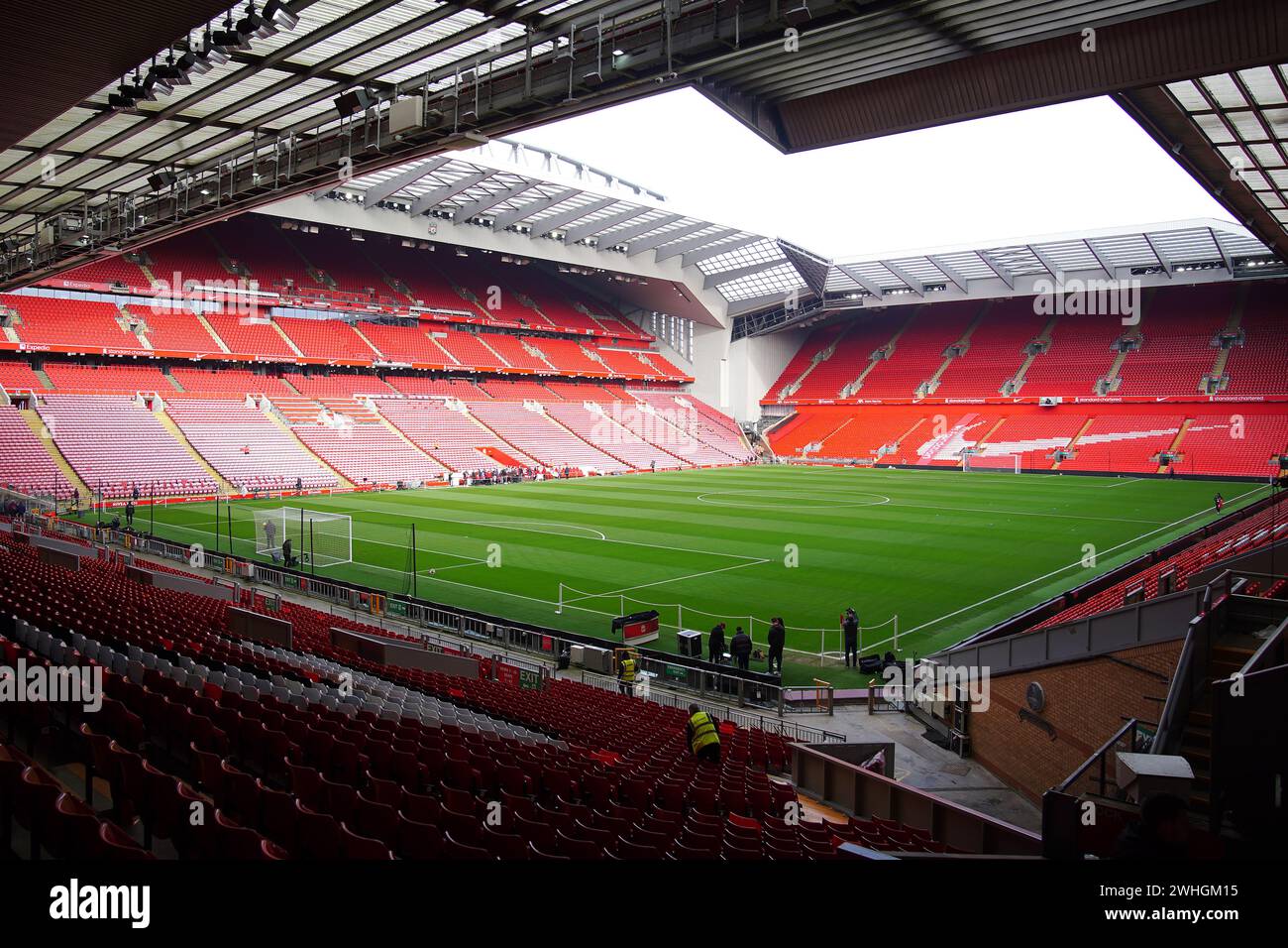 General view from inside the stadium before the Premier League match at ...