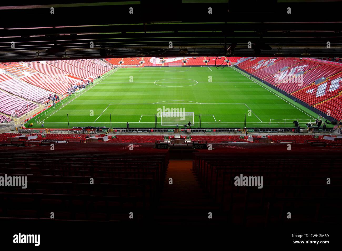 General view from inside the stadium before the Premier League match at ...