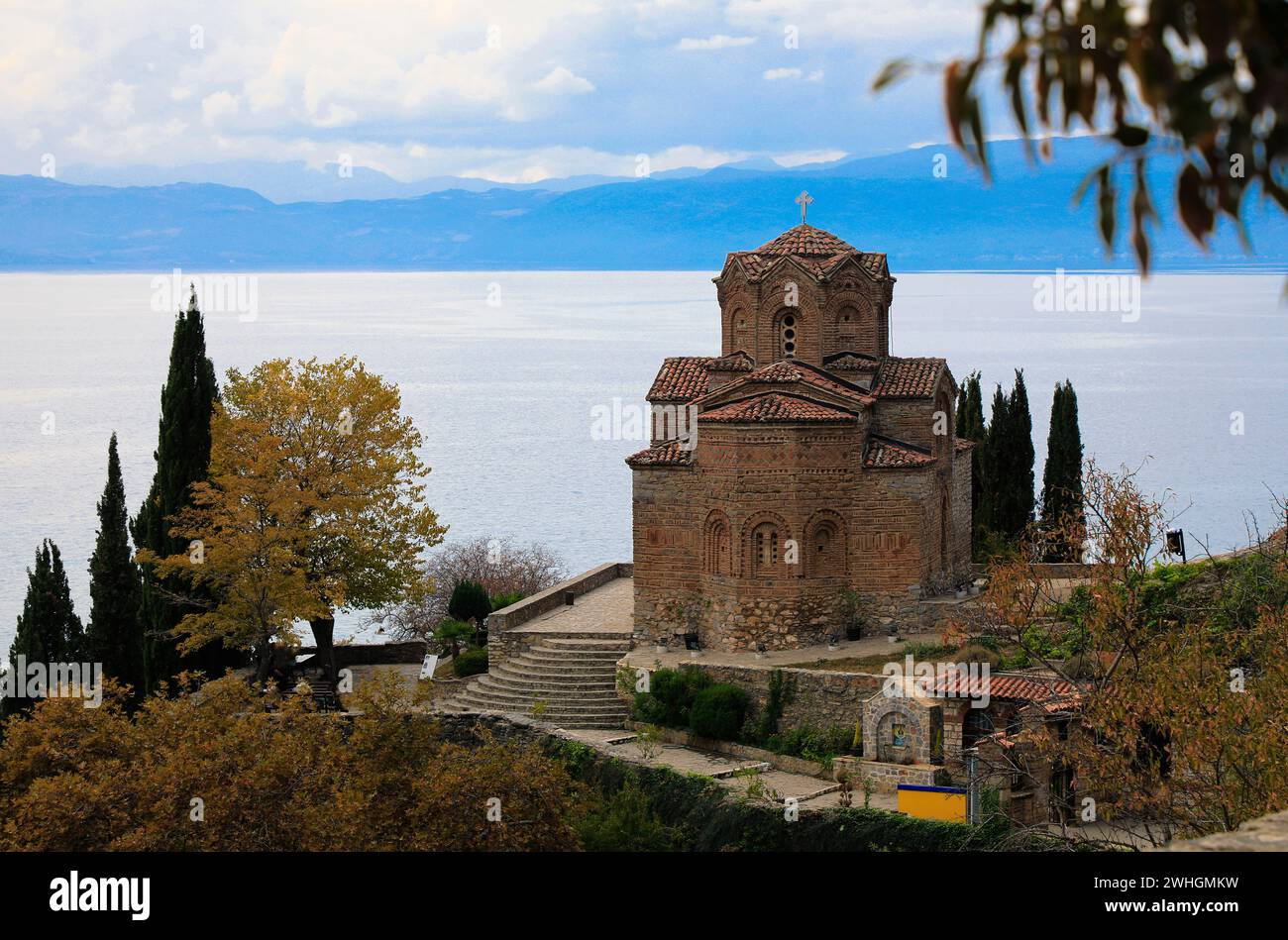 Church of Saint John of Kaneo in Ohrid, Lake Ohrid, North Macedonia ...