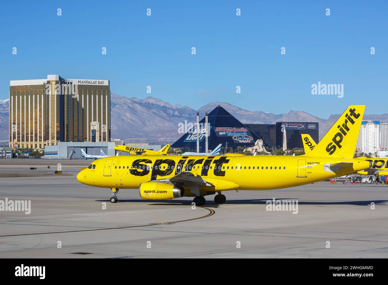 Spirit Airbus A320 Flugzeug Flughafen Las Vegas in den USA Las Vegas ...