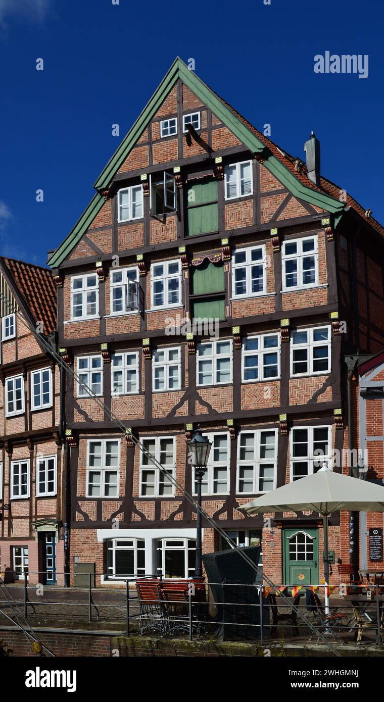 Historical Building in the Old Hanse Town Stade, Lower Saxony Stock ...