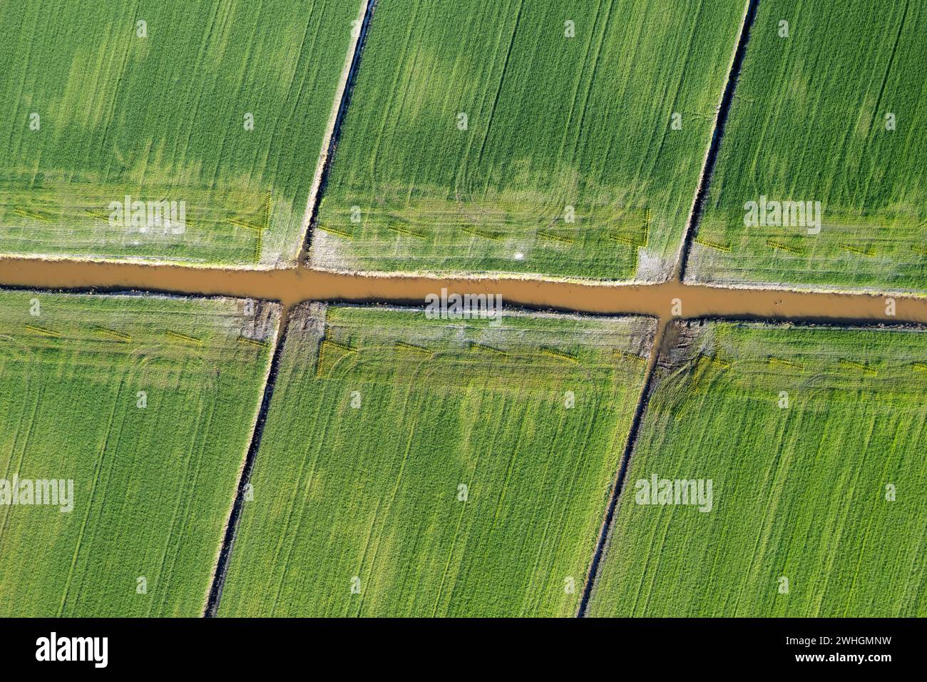 Aerial fields shapes hi-res stock photography and images - Alamy